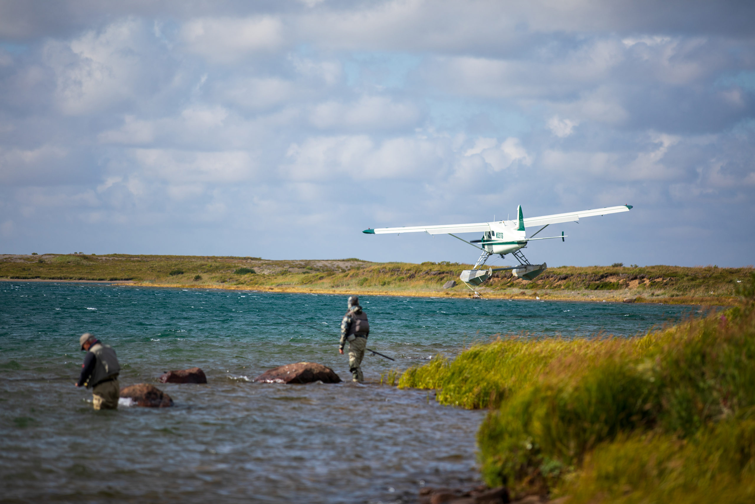 "Coho Fishing With Becharof Lodge On The Egegik