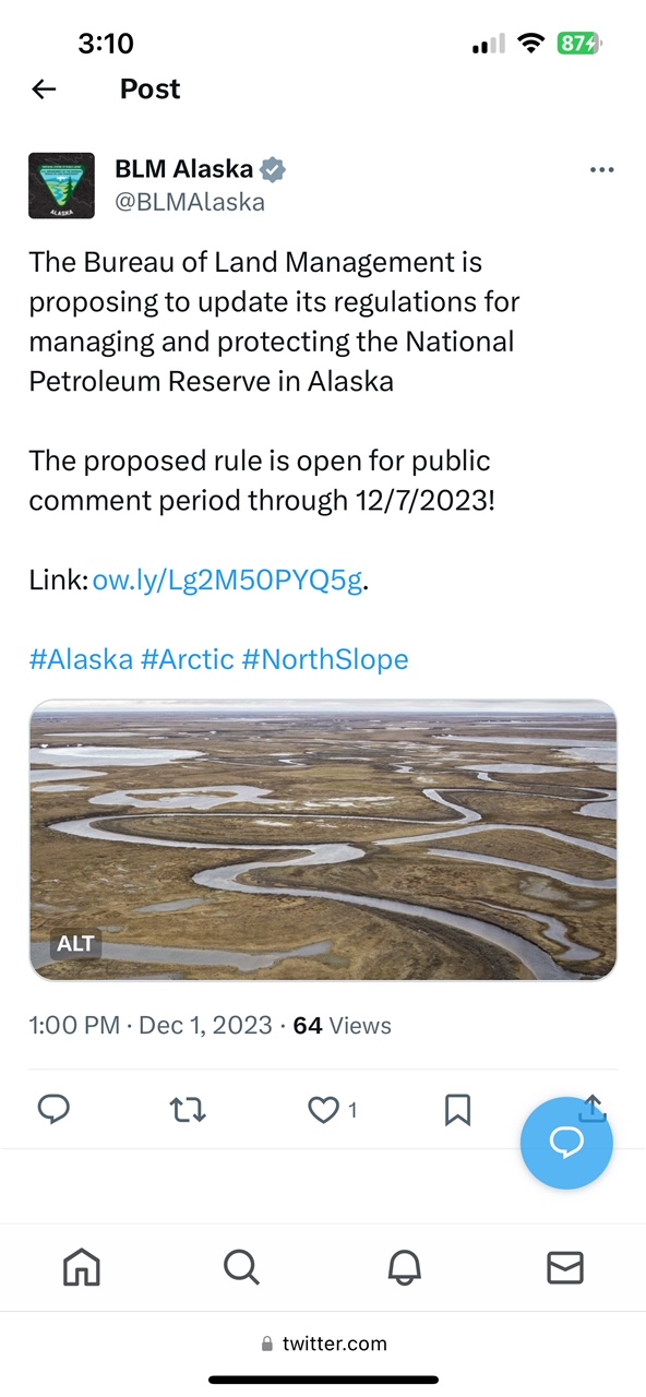 BLM Alaska Proposes New Regulations For Protecting National Petroleum ...